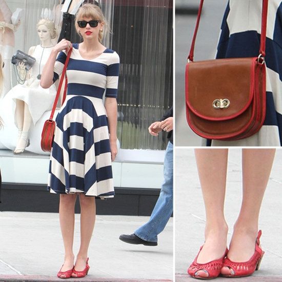 Η Taylor Swift με retro-navy look - Queen.gr