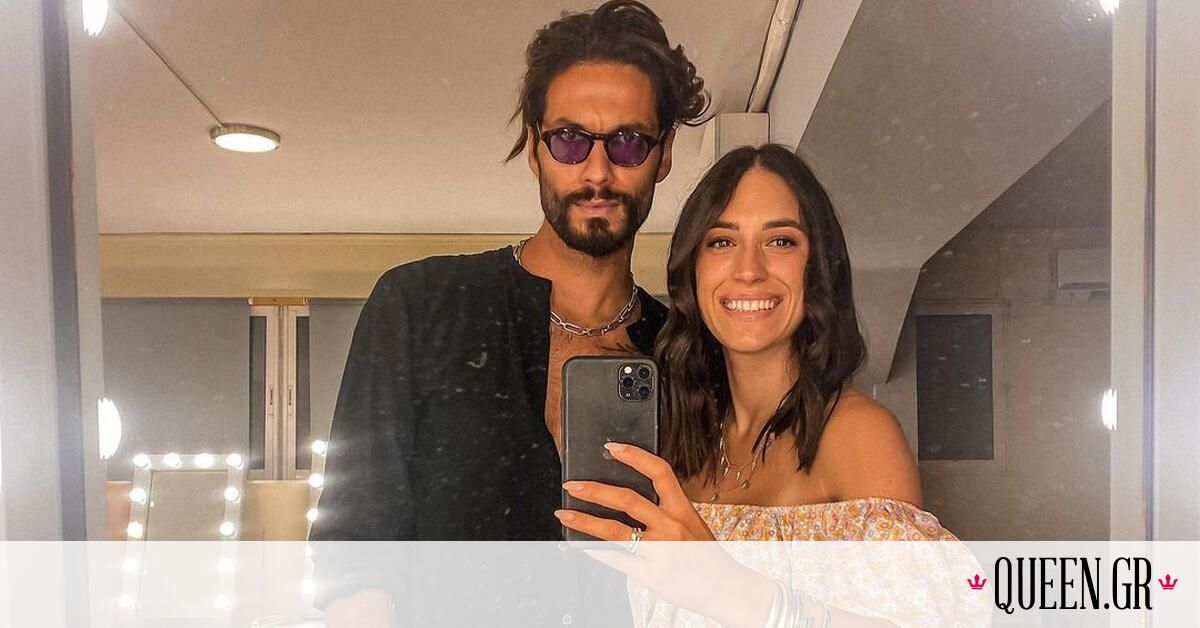 Γιώργος Καράβας: Ποζάρει με τη σύζυγό του, Ραφαέλα Ψαρρού, στα backstage του GNTM4 (photos ...