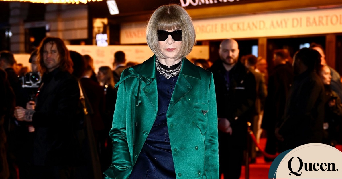 H Anna Wintour φόρεσε Prada στην πρεμιέρα του Devil Wears Prada The ...