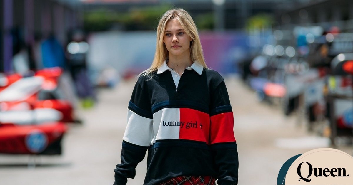 Η Alba Larse εντυπωσίασε με το στυλ της, φορώντας Tommy Jeans, στο ...